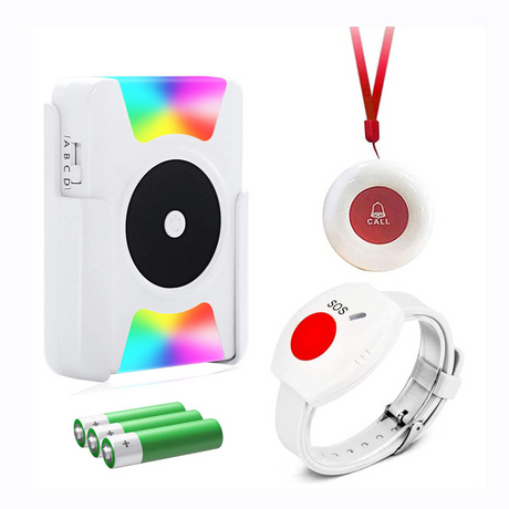 Daytech 4 Modes with Vibration LED Flash Battery Powered Wireless ...