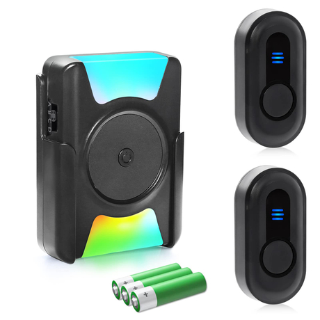 Daytech Wireless Doorbell Battery Operated Portable Hearing Impaired ...