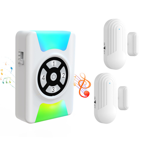 Daytech Door Chime Wireless for Business When Entering 1000FT Wireless ...