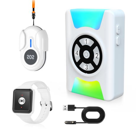 Elderly Care Alert System Personal SOS panic button Fall alarm Senior ...