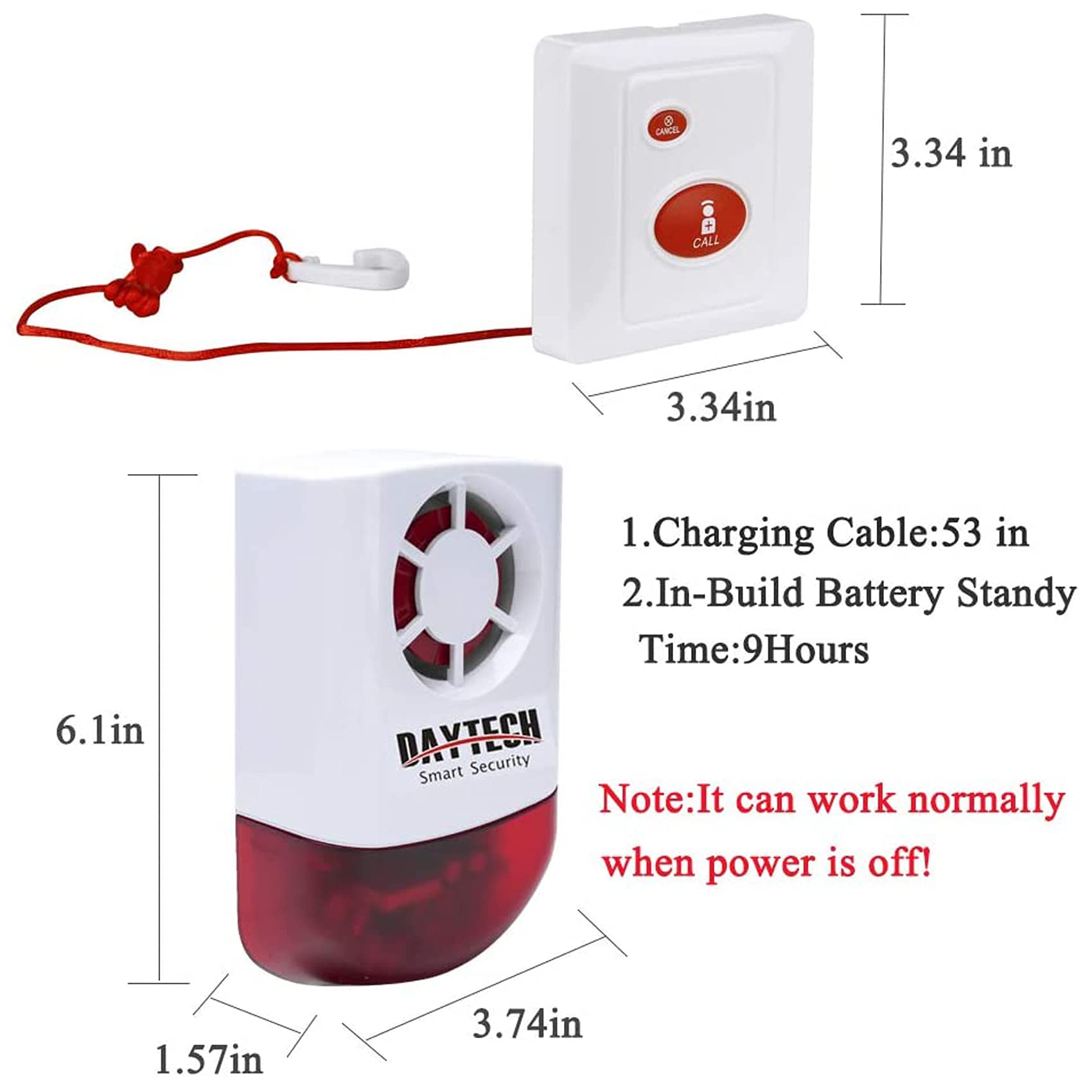 China Wireless Hospital Elderly Emergency Sos Pager Calling System ...