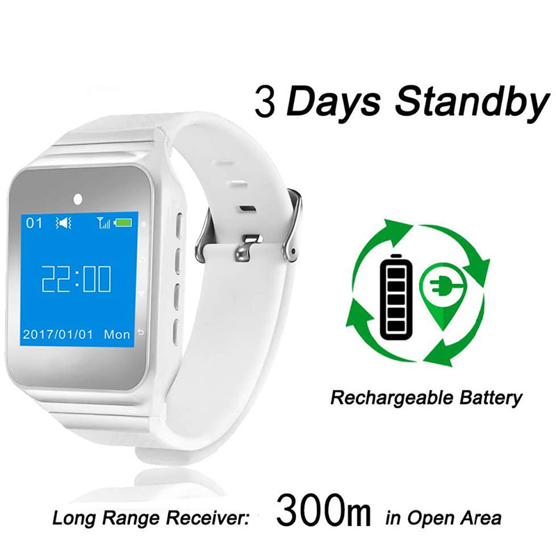 Daytech SW05 Wireless 300M Long Range Distance Waiter Pager Waitress ...