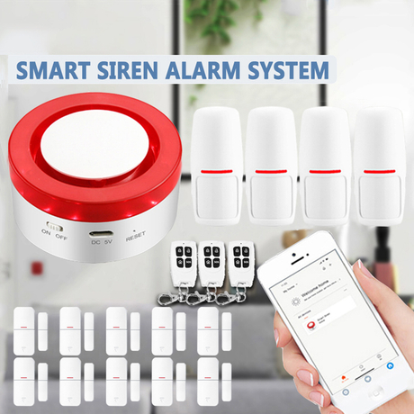 Home Security Siren Alarm System Kit Anti-theft Alarm System wholesale ...