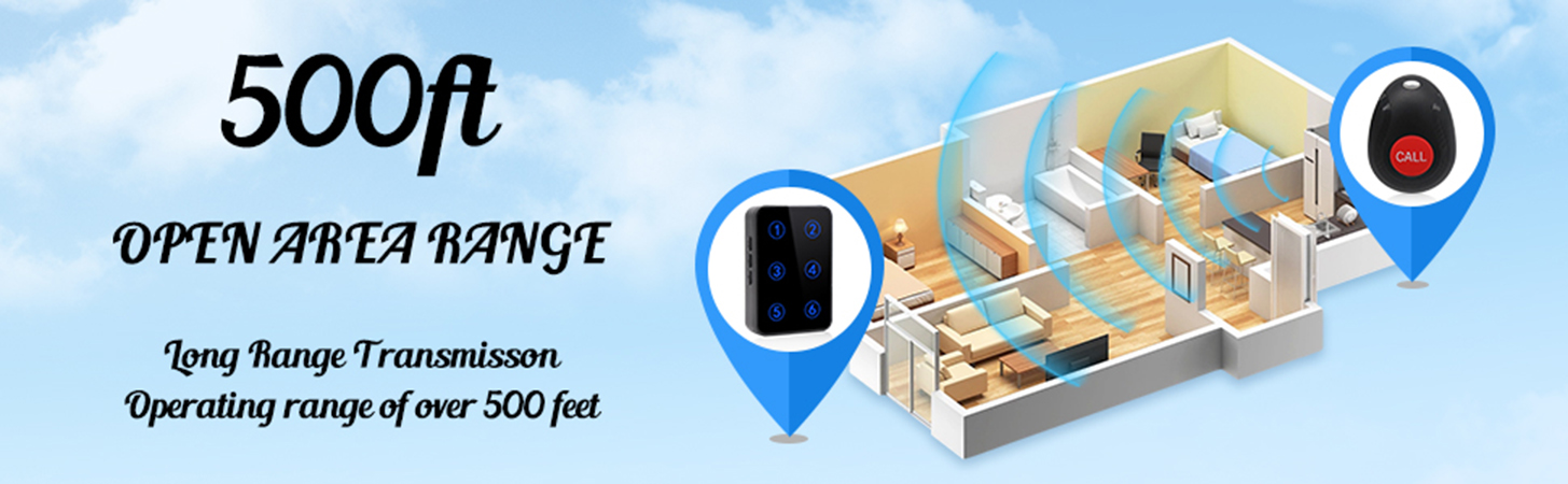 Daytech wireless pager system wholesale elderly care pager OEM/ODM quality pager hospital for ...