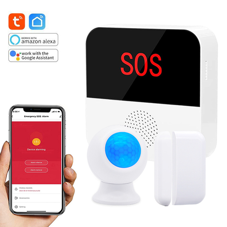 Daytech TY03 Tuya WIFI Smart Alarm Gateway Alarm System Package Alarm ...