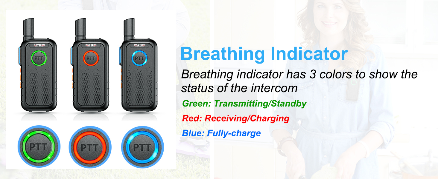Daytech mini walkie-talkie1.5 Miles Long Range 16 Channel Intercom ...