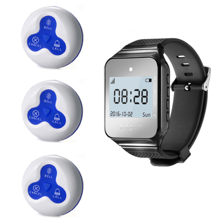 - Buy Waiter Watch Wireless Pager Watches Wireless Waiter Call Pager ...