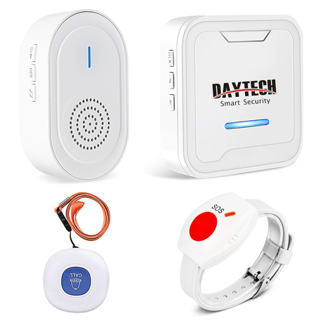 Daytech Wireless Caregiver Pager Call Button Medical Nurse Alert System ...