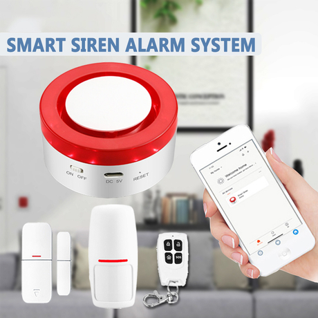 Smart Wireless WIFI Home Security Alarms System Kit Motion Sensor Door ...